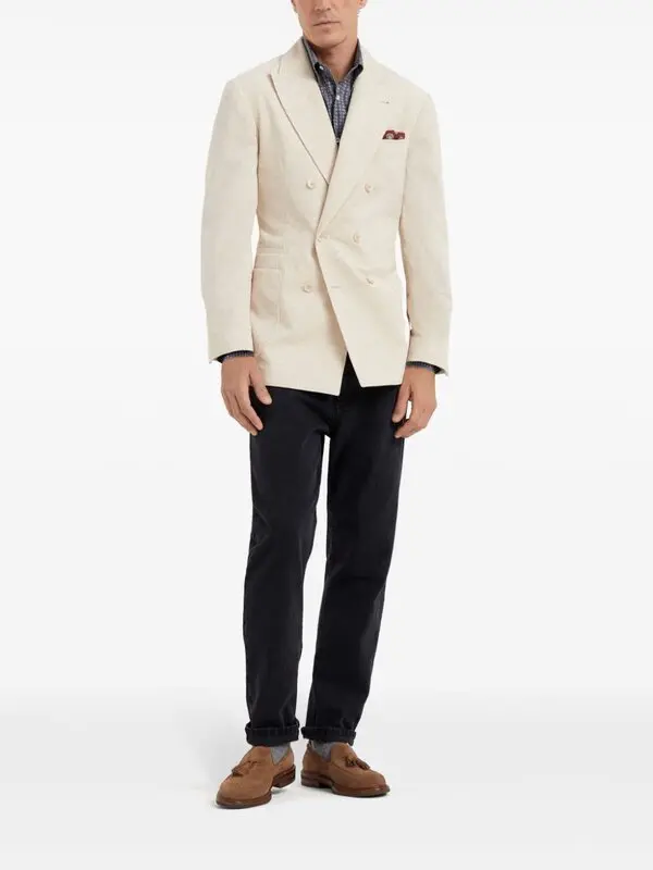 Brunello Cucinelli Geometric-print Shirt
