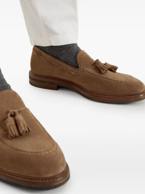 Brunello Cucinelli Suede Loafers