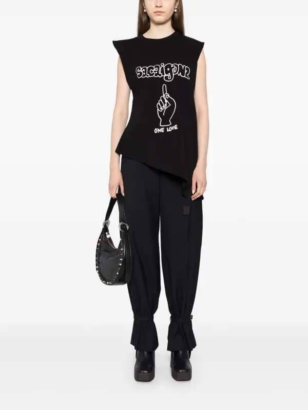 Sacai Belted Tailored Trousers