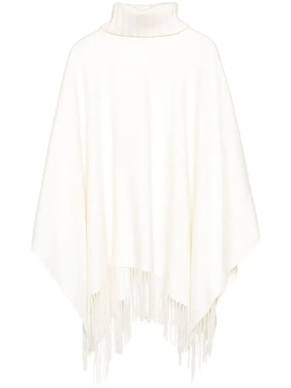 Fabiana Filippi Platinum Lucky Poncho - White