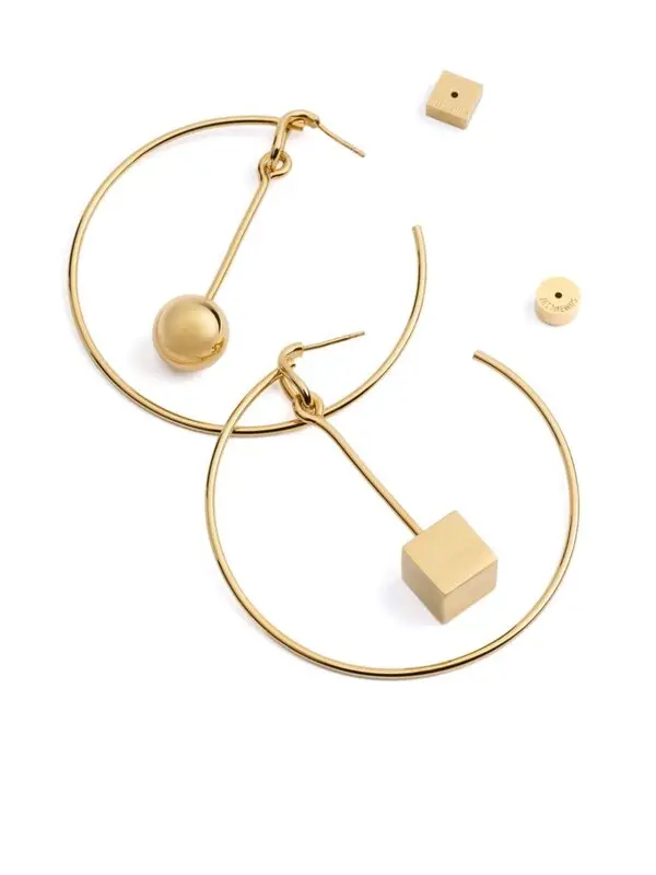 Jacquemus Les Creoles Nodo Earrings - Gold