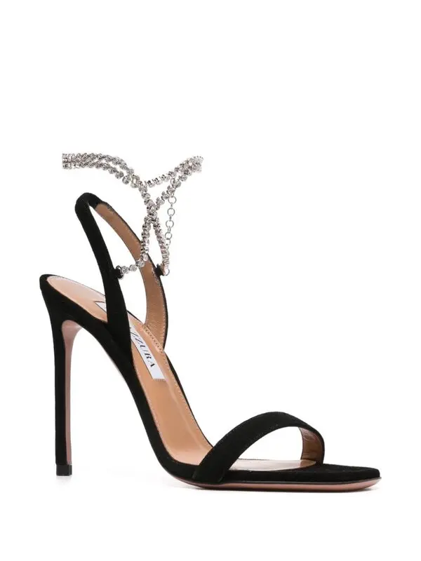 AQUAZZURA 115mm Suede Sandals