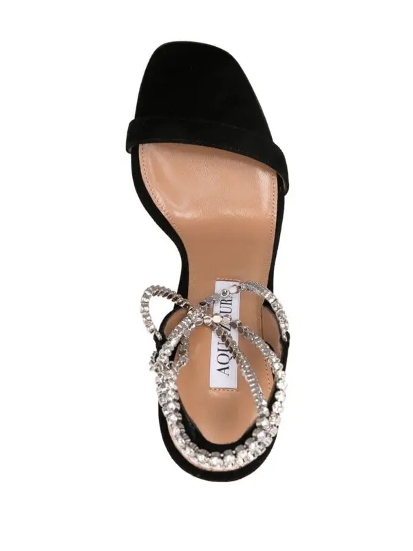 AQUAZZURA 115mm Suede Sandals