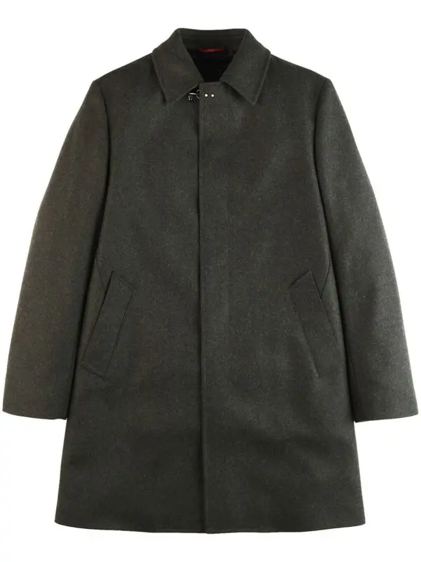 FAY Wool-cashmere Single-breasted Coat