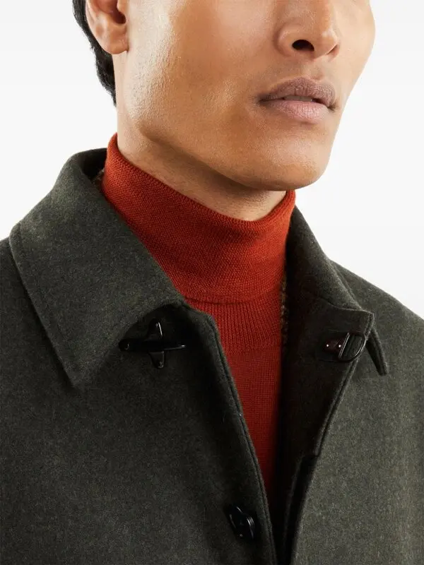 FAY Wool-cashmere Single-breasted Coat
