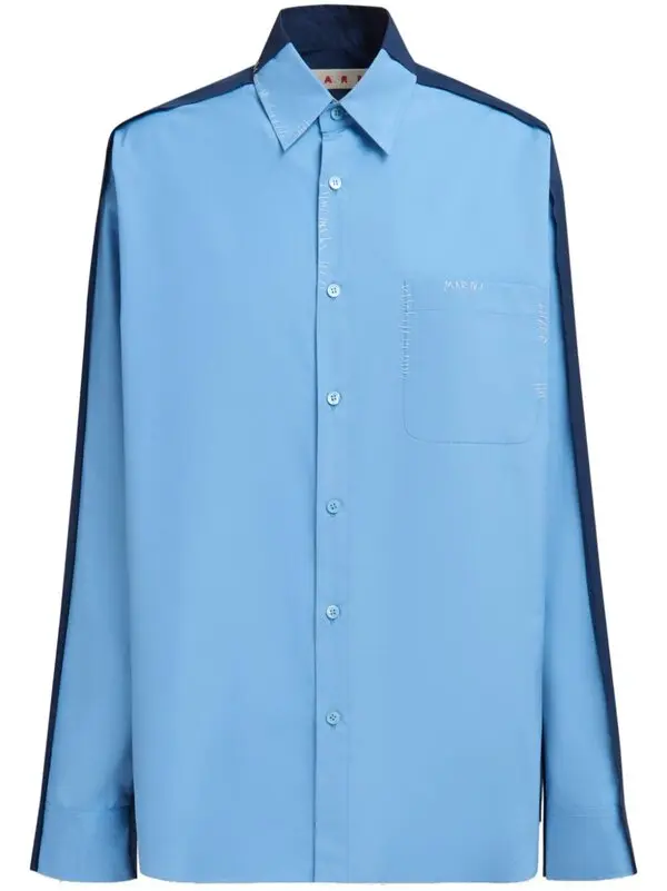 Marni Panelled Cotton Shirt