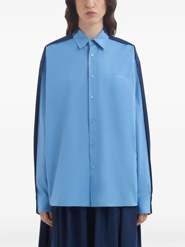Marni Panelled Cotton Shirt