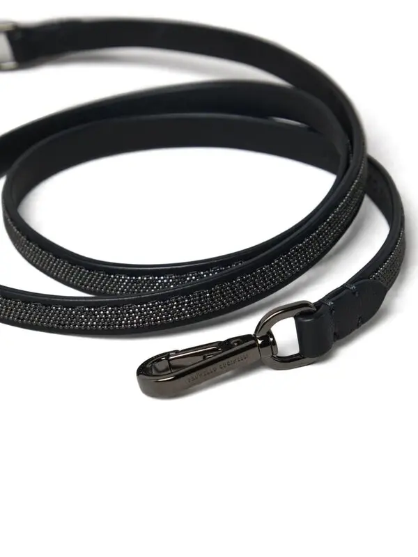 Brunello Cucinelli Monili-embellished Keychain - Black