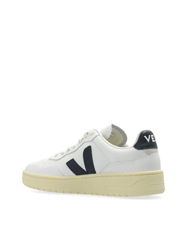 VEJA V-90 Chromefree Leather Sneakers - White