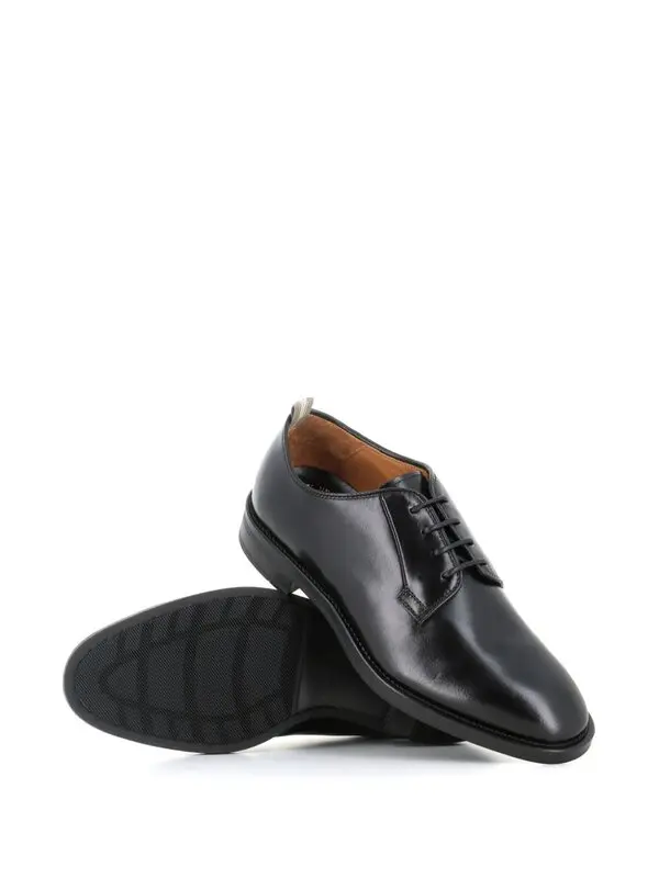 Officine Creative Lace-up Leather Derby Shoes - Black