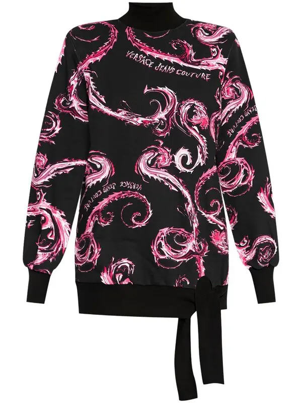 Versace Chromo Couture-print Dress