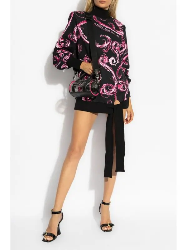 Versace Chromo Couture-print Dress