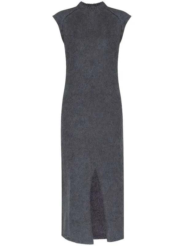 Jil Sander Knit Long Dress - Grey - 64% Off | Editorialist