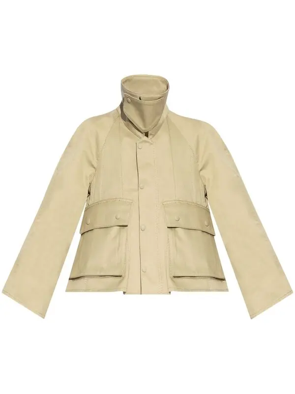 Loewe Trapeze Cotton Jacket In Neutrals - 65% Off | Editorialist
