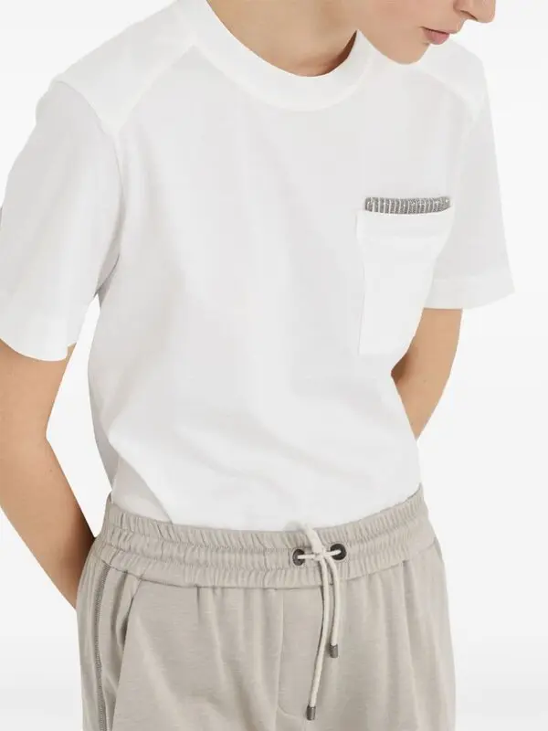 Brunello Cucinelli Monili-chain Detail T-shirt