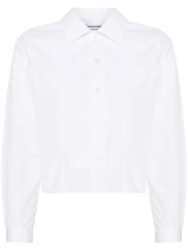 Thom Browne Cropped Cotton Shirt