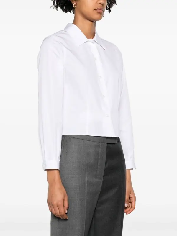 Thom Browne Cropped Cotton Shirt