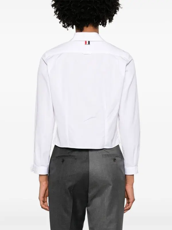 Thom Browne Cropped Cotton Shirt