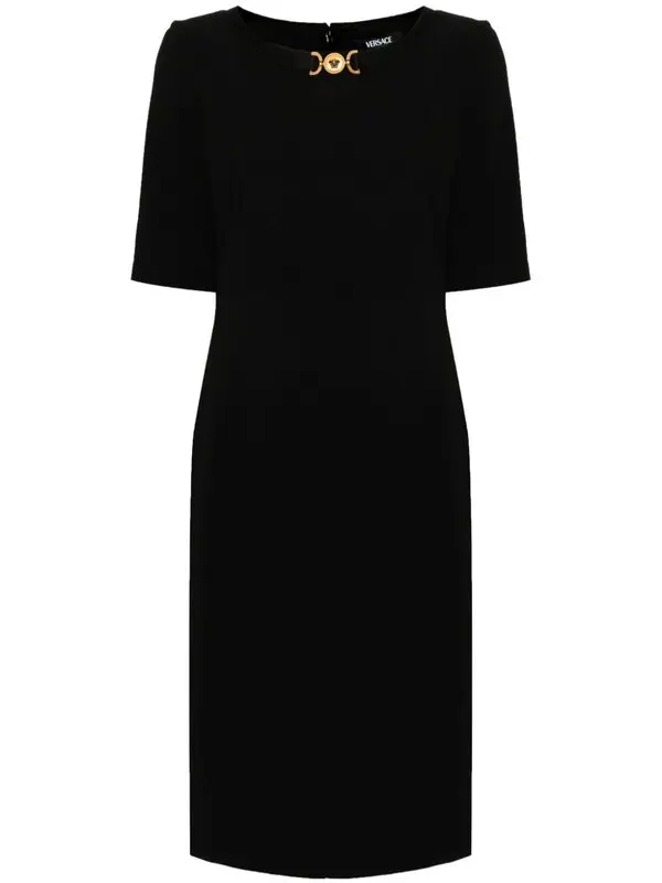 Versace Medusa Head Midi Dress