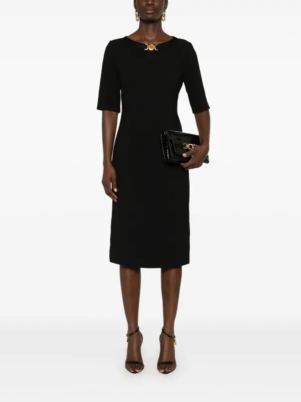 Versace Medusa Head Midi Dress
