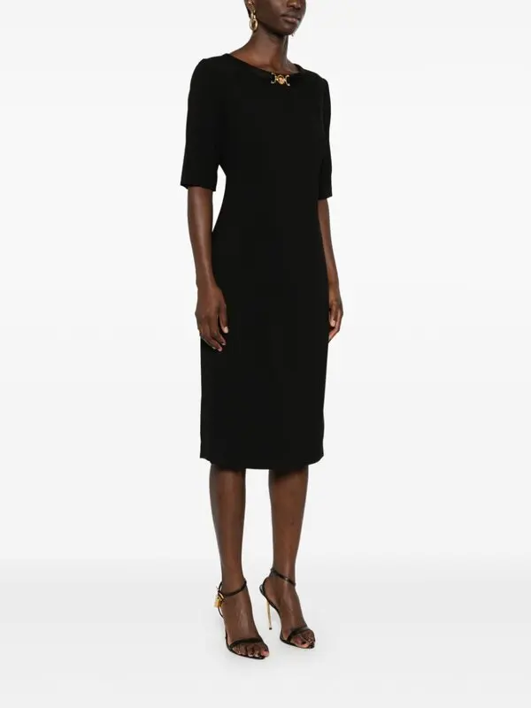 Versace Medusa Head Midi Dress