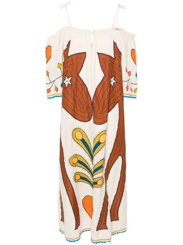 stella nova embroidered midi dress STELLA NOVA EMBROIDERED MIDI DRESS – Gallery 9