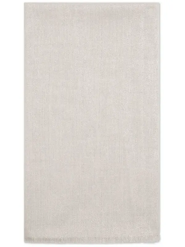 Brunello Cucinelli Sparkling Cashmere-silk Scarf - White