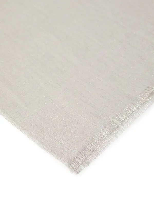 Brunello Cucinelli Sparkling Cashmere-silk Scarf - White