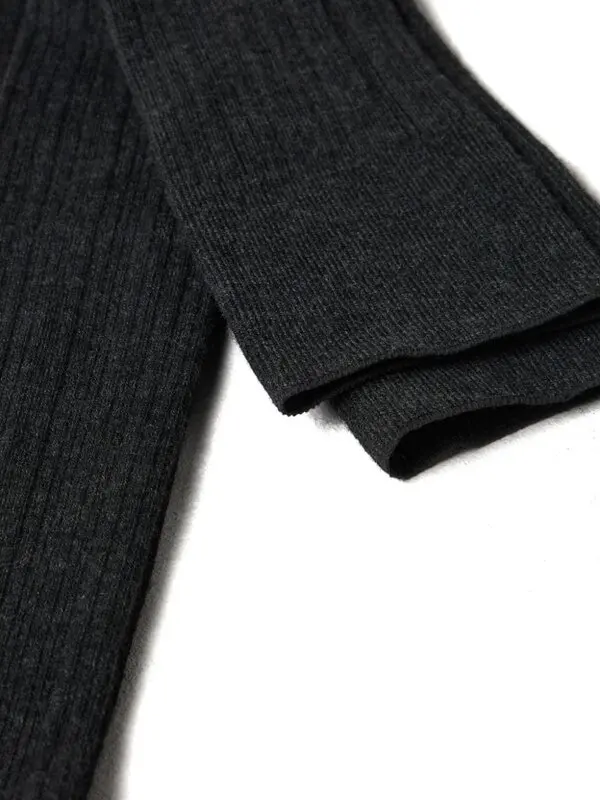 Brunello Cucinelli Ribbed Knee-high Socks - Grey