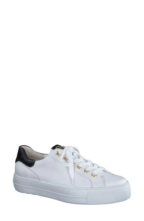 Paul Green Urban Platform Sneakers - White Black Combo
