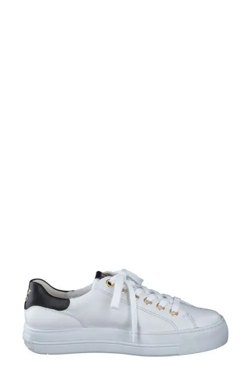 Paul Green Urban Platform Sneakers - White Black Combo