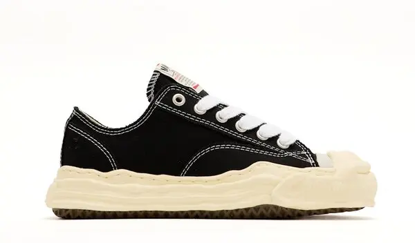 Mihara Yasuhiro Hank Vintage Sole Canvas Low - Black