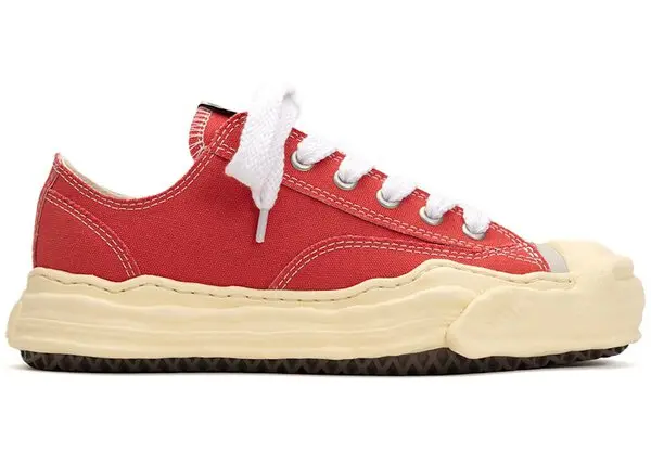 Mihara Yasuhiro Hank Vintage Sole Canvas Low - Orange