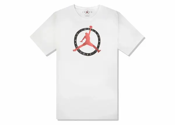 JORDAN Flight Mvp Short Sleeve T-shirt - White/red/black