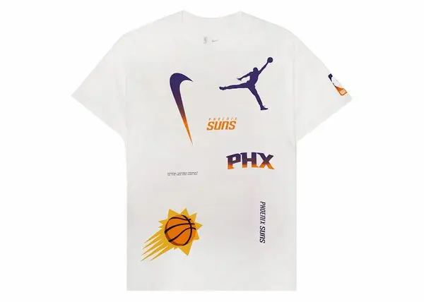 JORDAN Nba Phoenix Suns Max 90 Loose Fit T-shirt - White