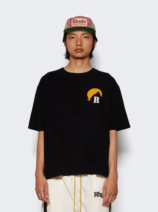 Rhude Moonlight Knit Tee - Black
