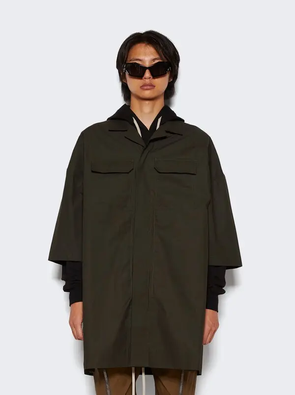 Rick Owens Tommy Shirt - Forest Green