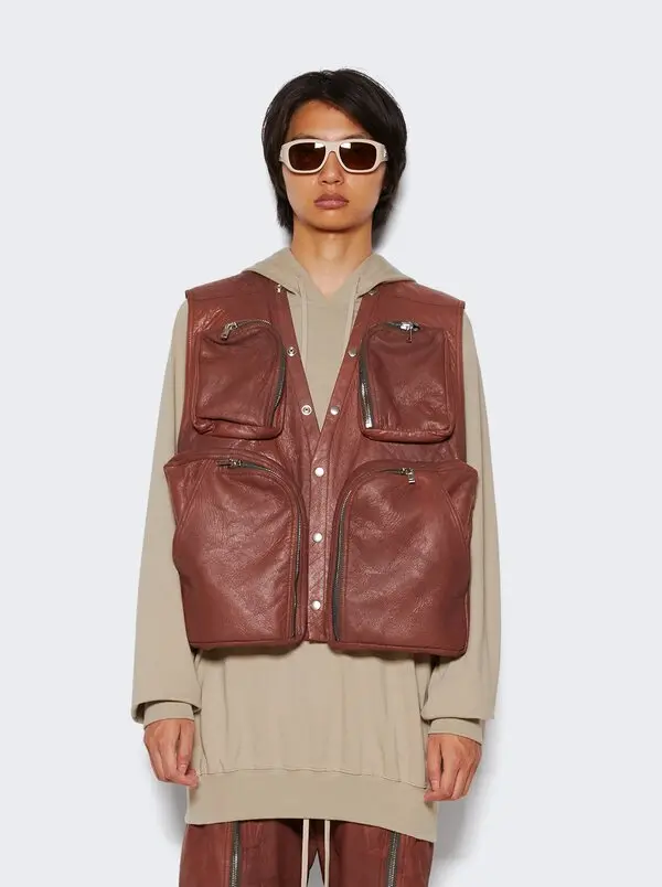 Rick Owens Porterville Cargo Vest - Throat