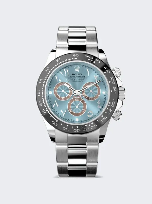 PRIVATE LABEL LONDON Daytona Watch With Arabic Dial - 40mm