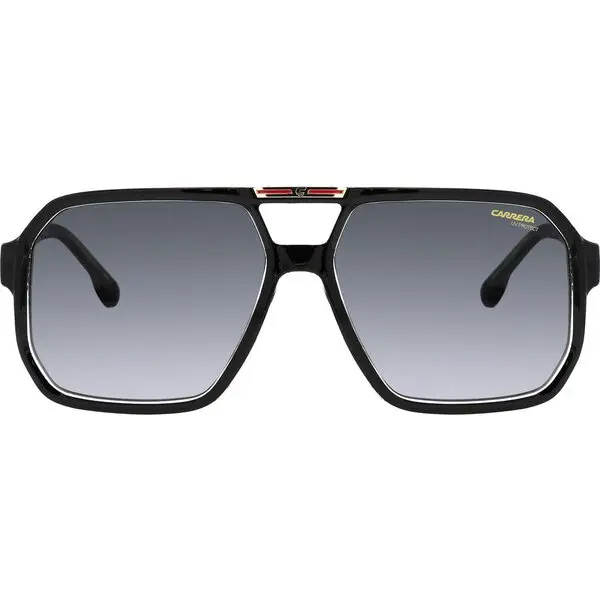 Carrera Eyewear Square Sunglasses - Black Crystal/dark Grey Sf