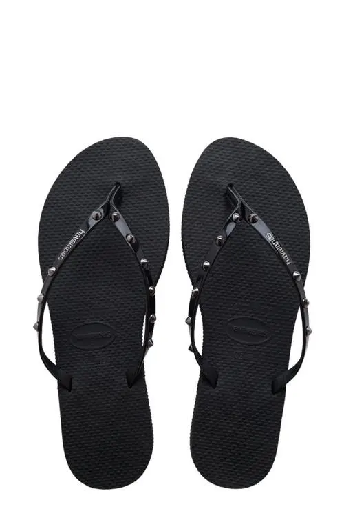 Havaianas You Spikes Flip Flop - Black