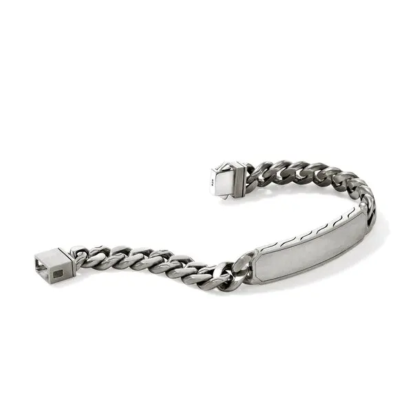 John Hardy Id Curb Chain Bracelet 11mm