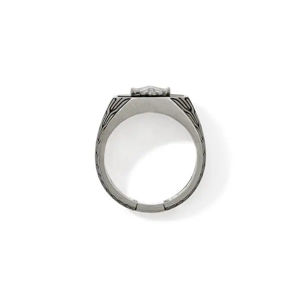 John Hardy Signet Ring With Black Onyx