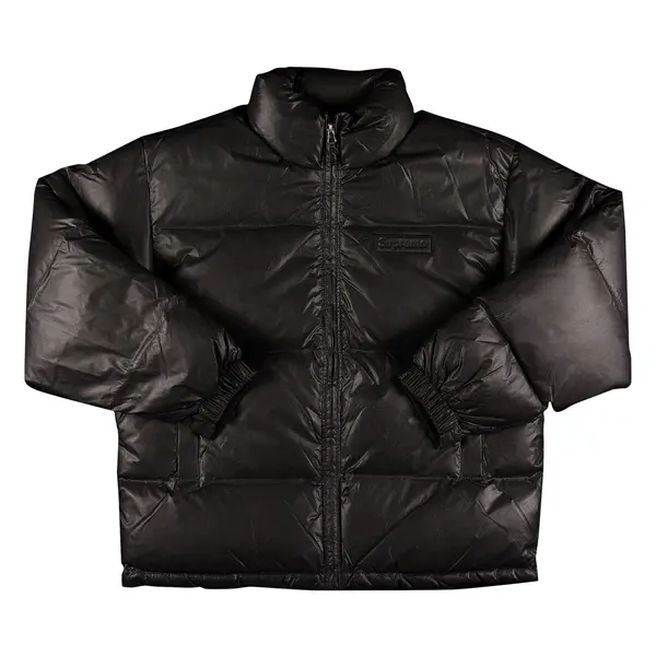Supreme Reflective Speckled Down Jacket - Black