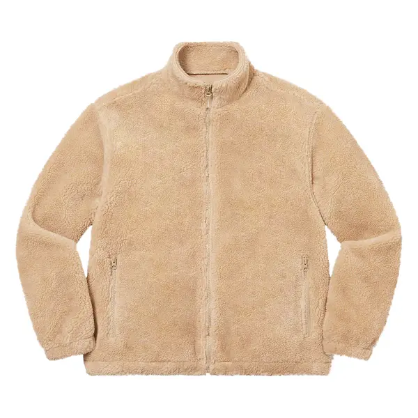 Supreme Star Fleece Jacket - Tan