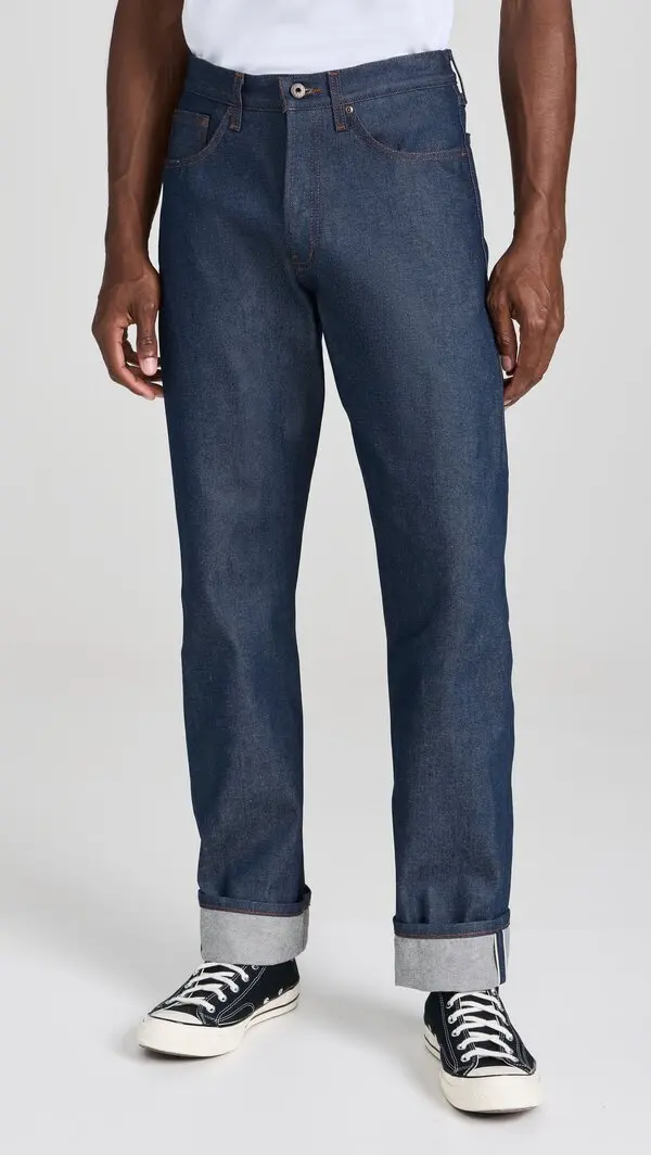 Naked & Famous Denim True Guy Selvedge Jeans - Natural Indigo