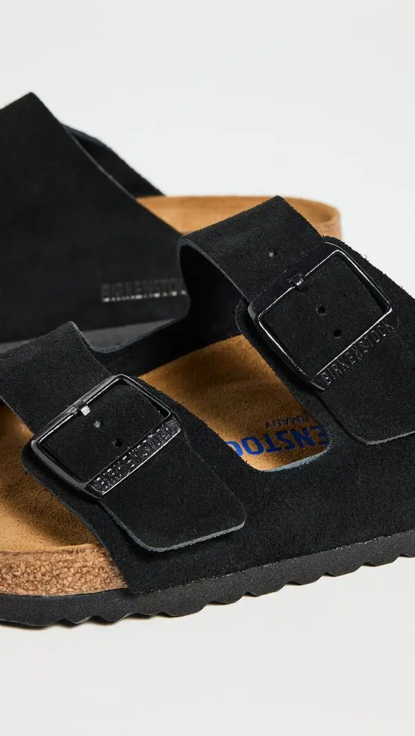 BIRKENSTOCK Arizona Soft Footbed Sandals - Black