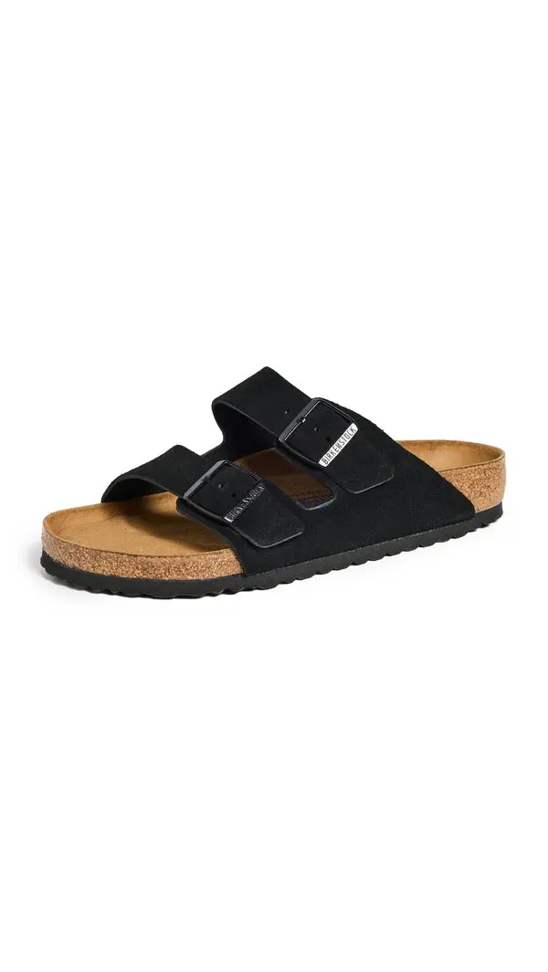 BIRKENSTOCK Arizona Soft Footbed Sandals - Black
