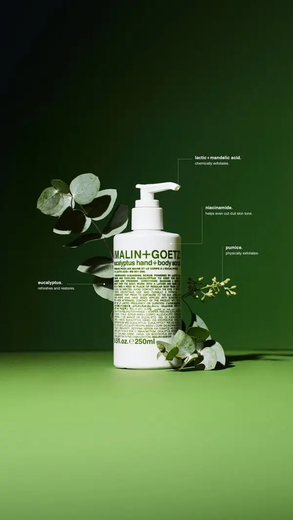 MALIN+GOETZ Eucalyptus Hand+body Scrub 8.5 Oz/250 - No Color