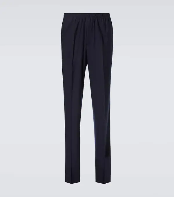 Loro Piana Jan Wool And Cashmere Straight Pants
